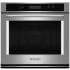 KitchenAid KOSE500ESS 30 Inch Single Convection Electric Wall Oven with ...