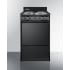 Summit TEM110C 20 Inch Freestanding Electric Range with 4 Coil Elements ...