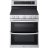 LG LDEL7324SE 30 Inch Double Electric Oven Range with 5 Radiant Heating ...