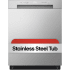 LG LDFC2423V 24 Inch Full Console Dishwasher with 15 Place Settings, 52 ...