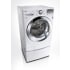 LG WM3670HWA 27 Inch 4.5 cu. ft. Front Load Washer with Steam, Smart ...