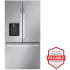 LG LRFXC2606S 36 Inch Counter-Depth MAX™ Smart French Door Refrigerator ...