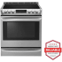 LG LSE4613ST 30 Inch Slide-in Electric Range with 5 Smoothtop Elements ...