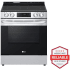 LG LSEL6331F 30 Inch Slide-In Electric Smart Range with 5 Radiant ...