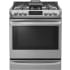 LG LSG4513ST 30 Inch Slide-in Gas Range with 5 Sealed Burners, 6.3 cu ...