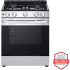 LG LSGL5830S 30 Inch Slide-In Gas Range with 5.8 cu.ft Capacity, 4 ...