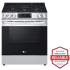 LG LSGL5831F 30 Inch Slide-In Gas Smart Range with 5 Sealed Burners, 5. ...
