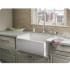 Rohl MS3018WH 30 Inch Single Bowl Apron Front Fireclay Kitchen Sink ...