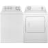 Amana AMWADRGW4655 Side-by-Side Top Load Washer and Gas Dryer Set in White