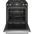 KitchenAid KSGG700EBS 30 Inch Slide-In Gas Range with 5 Sealed Burners ...