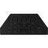 GE Profile PEP9030STSS 30 Inch Electric Smart Cooktop with 5 Elements ...