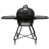 Primo PR7400 Oval Junior 200 Ceramic Grill with Cast Iron Top Vent ...
