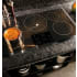 Monogram ZHU36RSMSS 36 Inch Induction Cooktop with 5 Induction Elements ...
