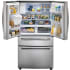Samsung RF24R7201SR 36 Inch Counter Depth 4 Door French Door ...