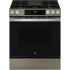 GE GGS600AVES 30 Inch Slide-In Gas Smart Range with 5 Sealed Burners, 5 ...