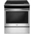 Whirlpool WEE510S0FS 30 Inch Slide-In Electric Range with 4 Radiant ...
