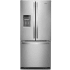 Whirlpool WRF560SEHZ 30 Inch French Door Refrigerator with 19.7 Cu. Ft ...