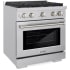ZLINE SGR30 30 Inch Pro-Style Gas Range with 4 Italian Sealed Burners ...