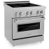 ZLINE RAINDSSN30 30 Inch Freestanding Induction Range with 4 Radiant ...