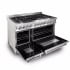 ZLINE RA48 48 Inch Freestanding Professional Dual Fuel Range with 6 ...