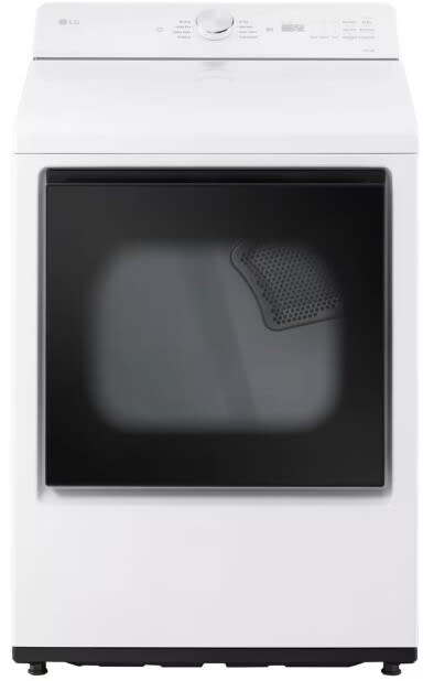 LG DLE7150W 27 Inch Electric Dryer with 7.3 Cu. Ft. Capacity, 8 Dryer ...