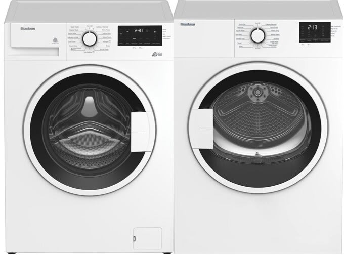 Blomberg WM72200W 24 Inch Front Load Washer with 1.95 Cu. Ft. Capacity ...