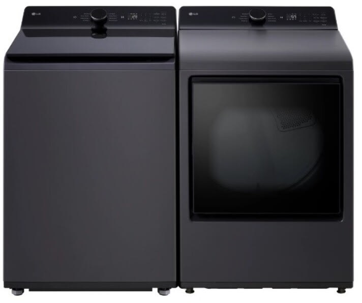LG DLE8400BE 27 Inch Top Load Electric Dryer with 7.3 cu ft Capacity ...
