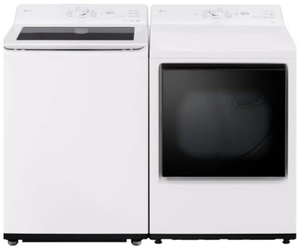 LG WT8205CW 27 Inch Smart Top Load Washer with 4.8 cu ft Mega Capacity ...