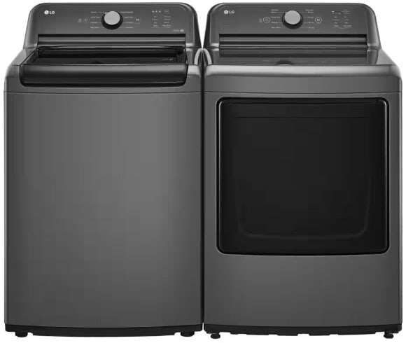 LG DLE6100M 27 Inch Electric Dryer with 7.3 cu ft Capacity, Automatic ...
