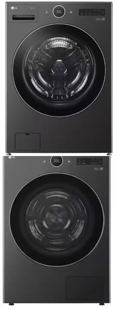 LG DLHC5502B 27 Inch Smart Electric Ventless Dryer with 7.8 cu ft Mega ...