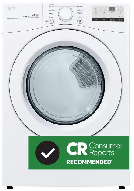 LG WM3400CW 27 Inch Front Load Washer with 4.5 Cu. Ft. Capacity, 8 Wash ...