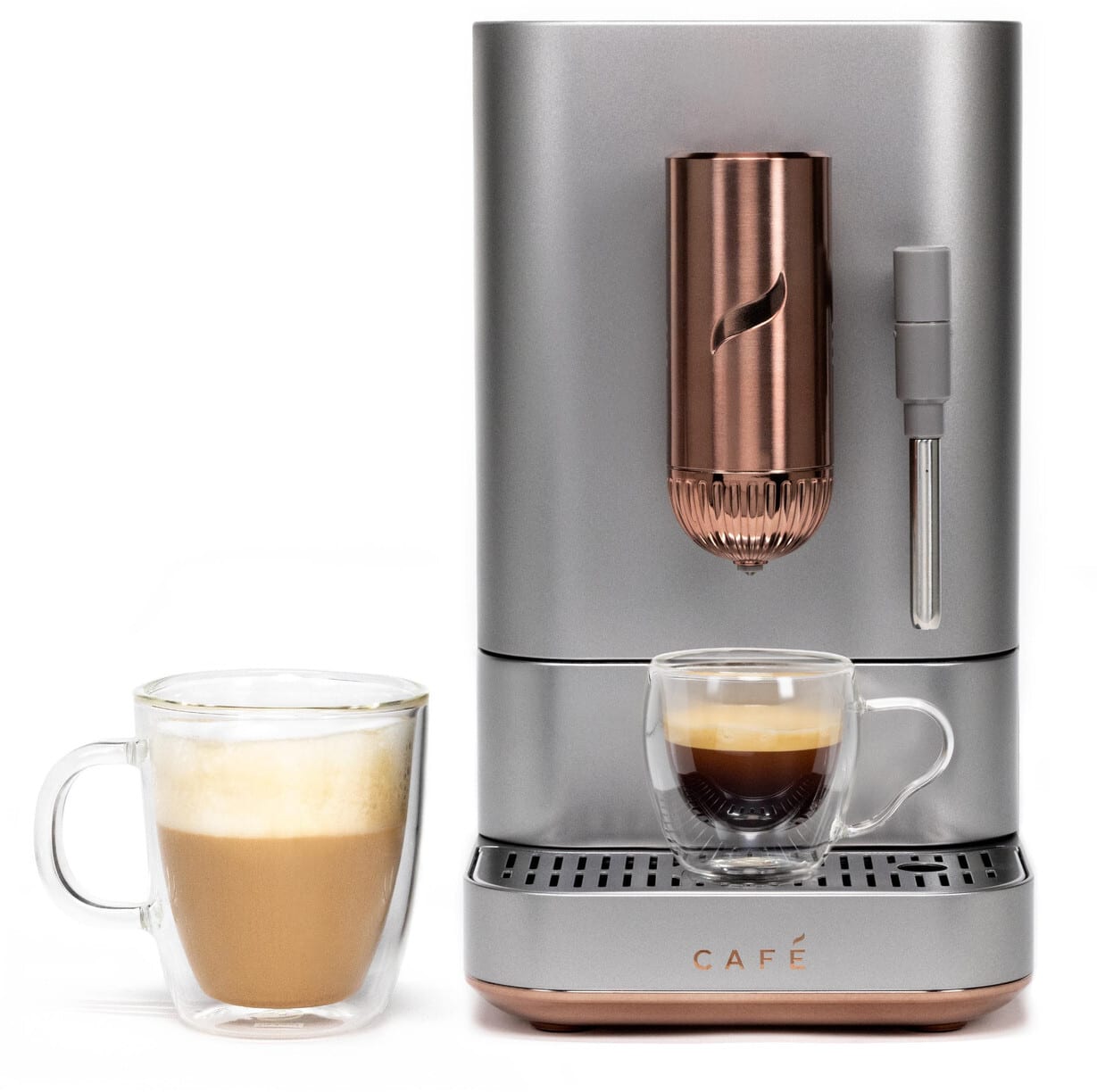 Cafe CVE28DP2NS1 36 Inch 4-Door French-Door Smart Refrigerator with 27. ...
