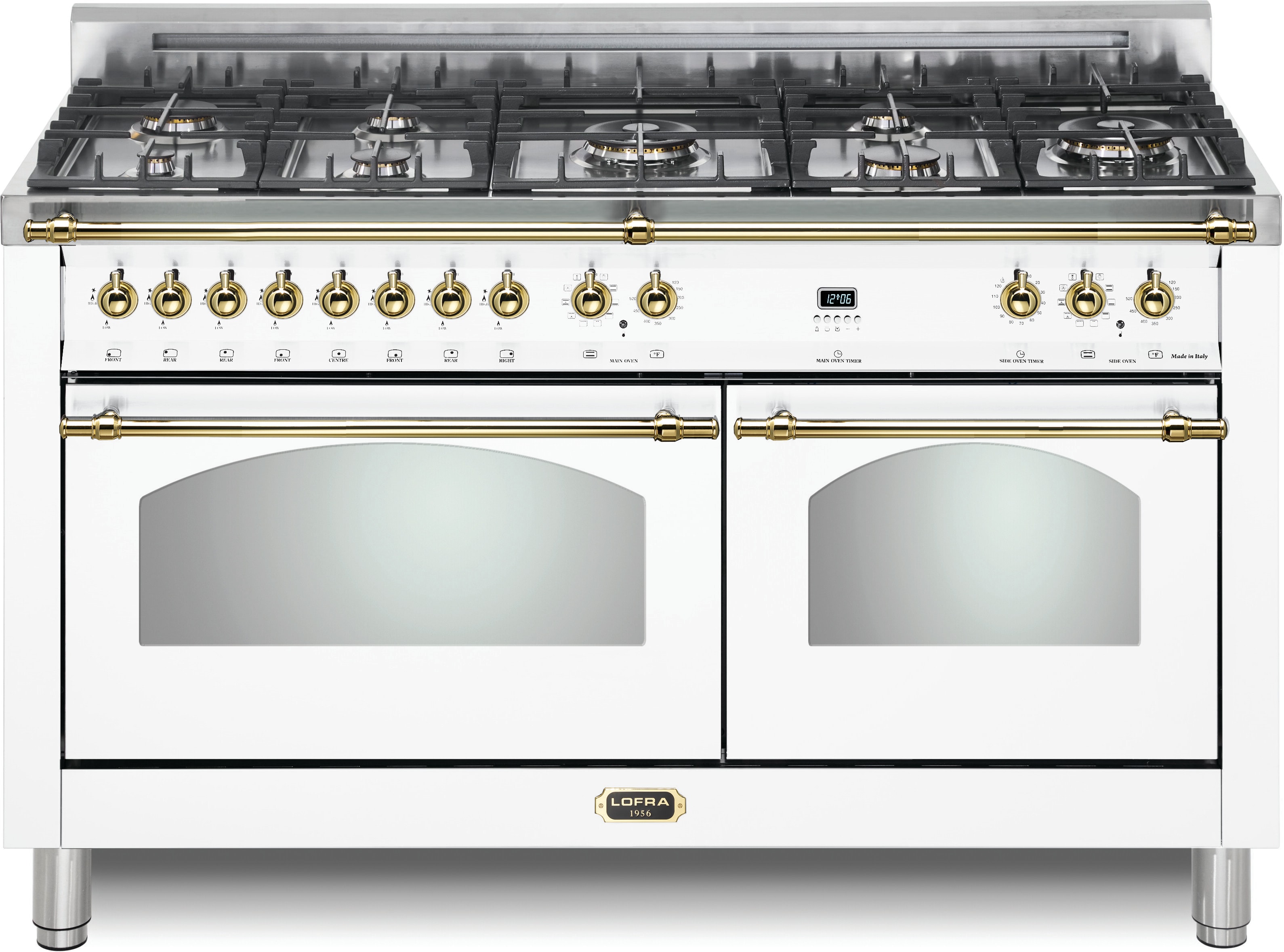 LOFRA ARBP60O 60 Inch Wall Mount Chimney Hood with 600 CFM Motor, 3 ...