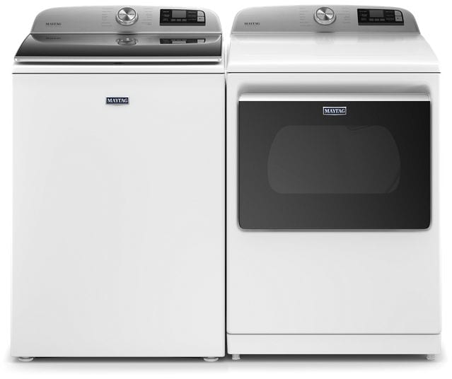 Maytag MED7230HW 27 Inch Electric Smart Dryer with 7.4 Cu. Ft. Capacity ...