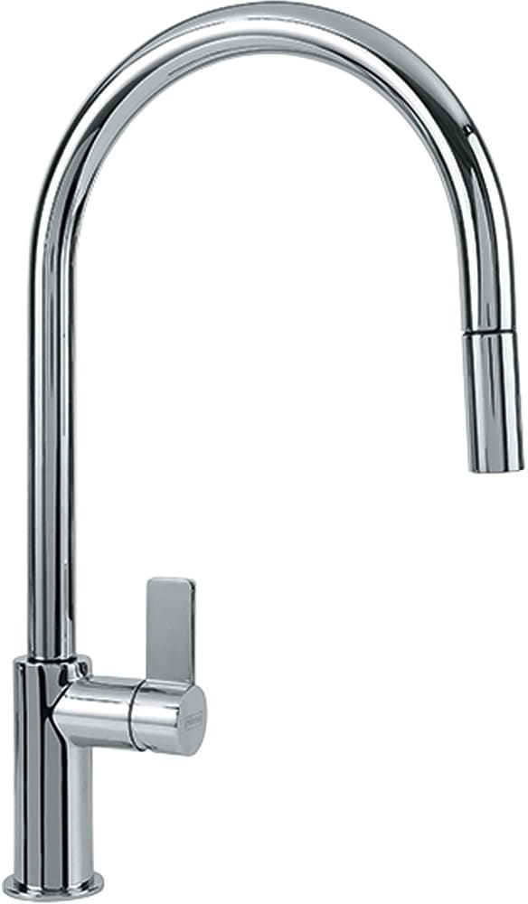 Franke FFP3100 Single Handle Polished Chrome Pulldown Prep Kitchen ...