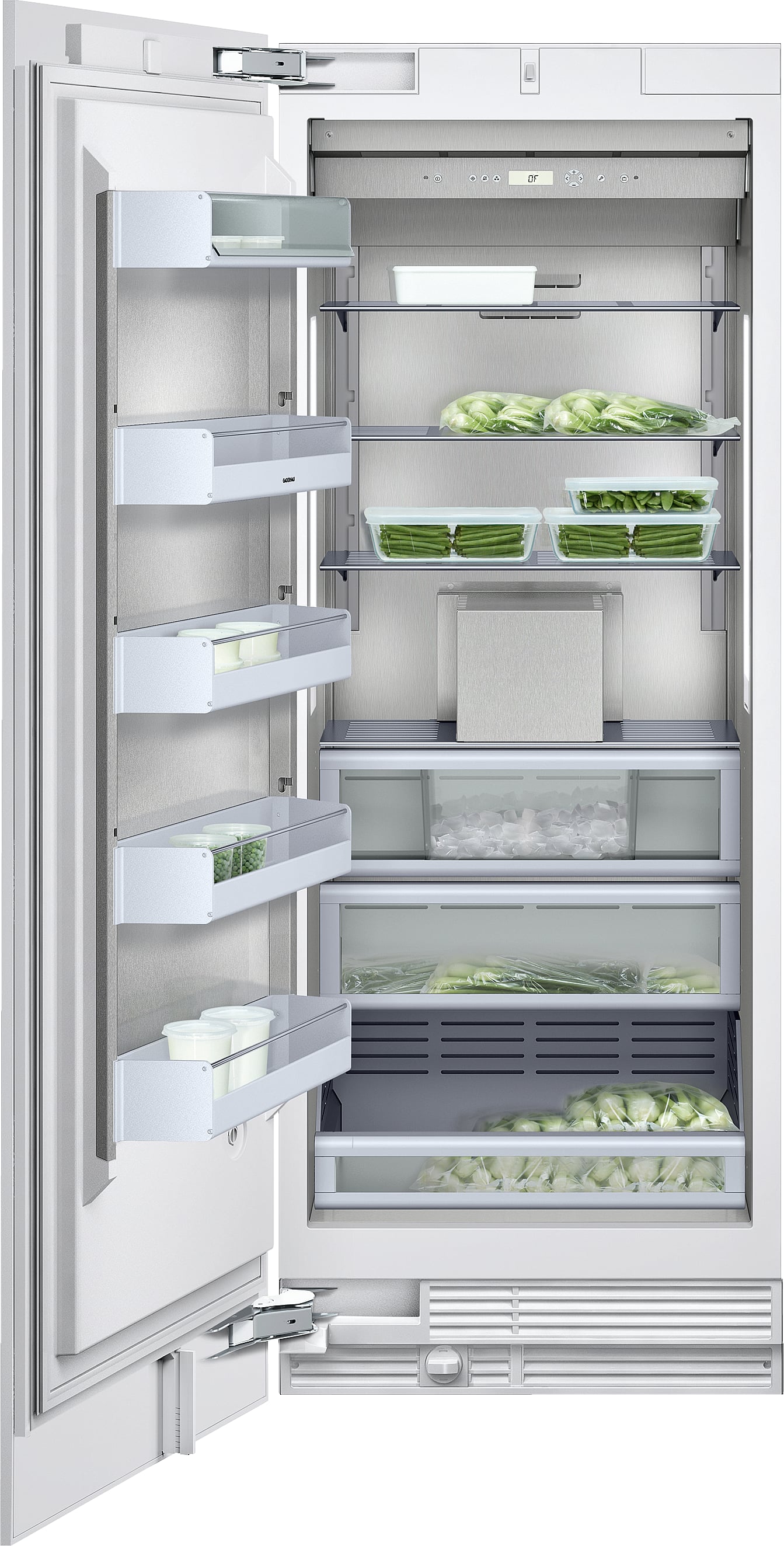 Gaggenau RC472701 30 Inch Built-In Refrigerator Column with Activated ...