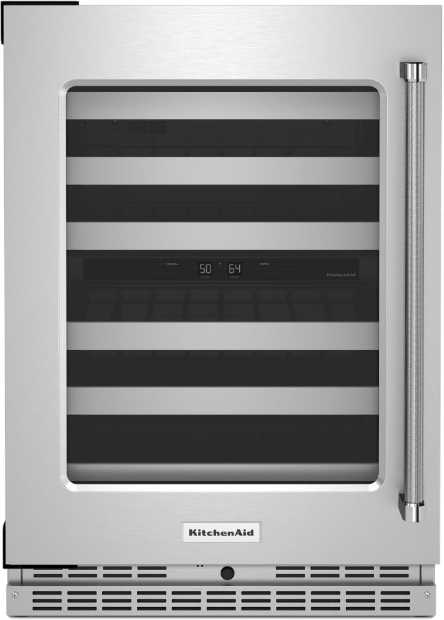 KitchenAid KDFS324SPS 24 Inch Full Console Built-In Dishwasher with 15 ...