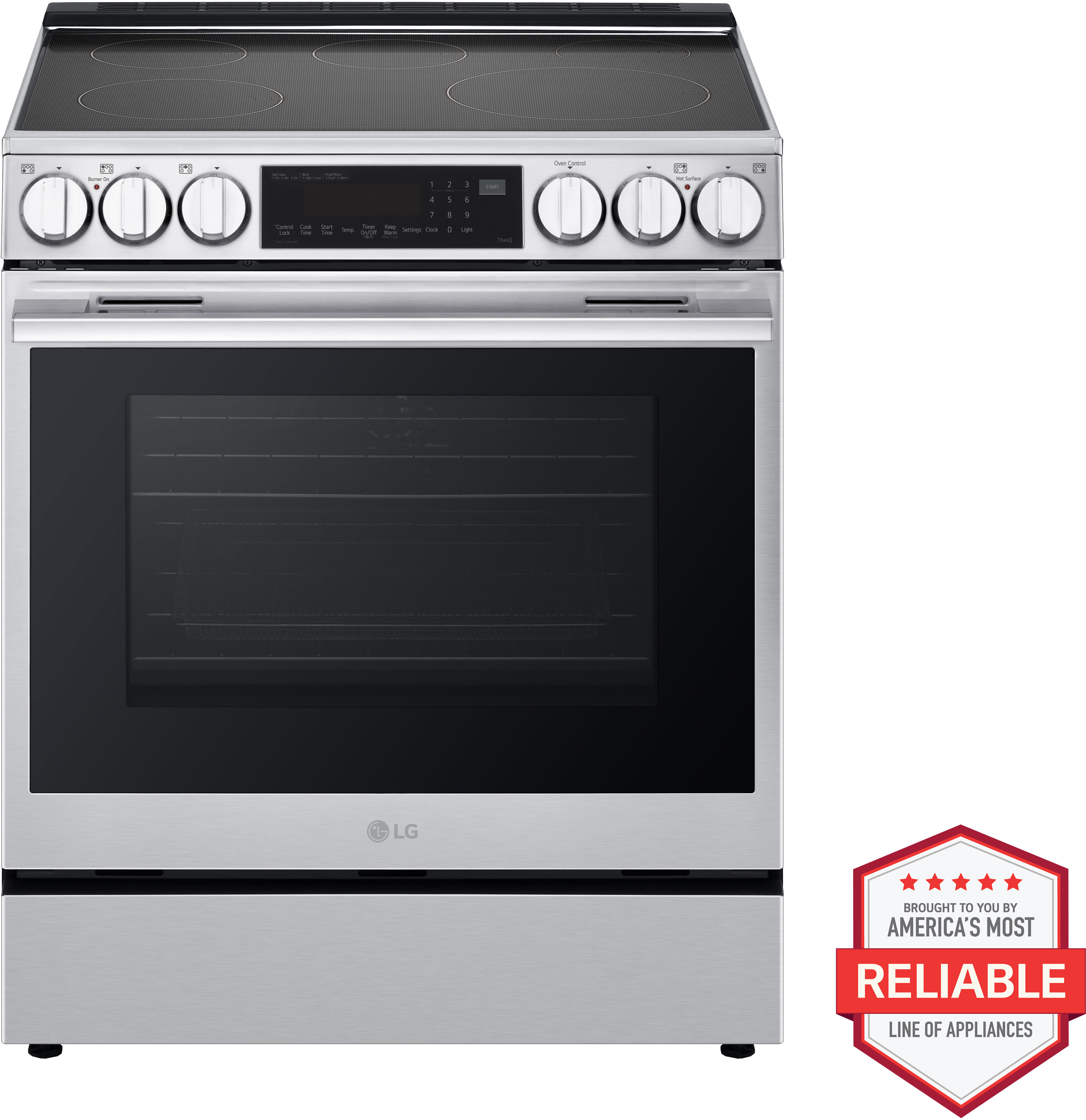 LG MVEF1323F 30 Inch Over-the-Range Smart Microwave Oven with 1.3 cu ...