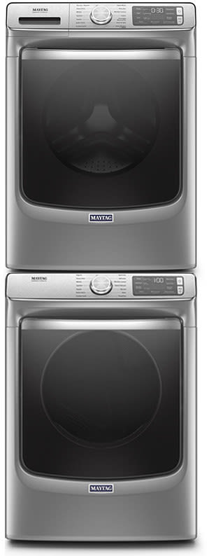 Maytag MED8630HC 27 Inch Electric Smart Dryer with 7.3 Cu. Ft. Capacity ...