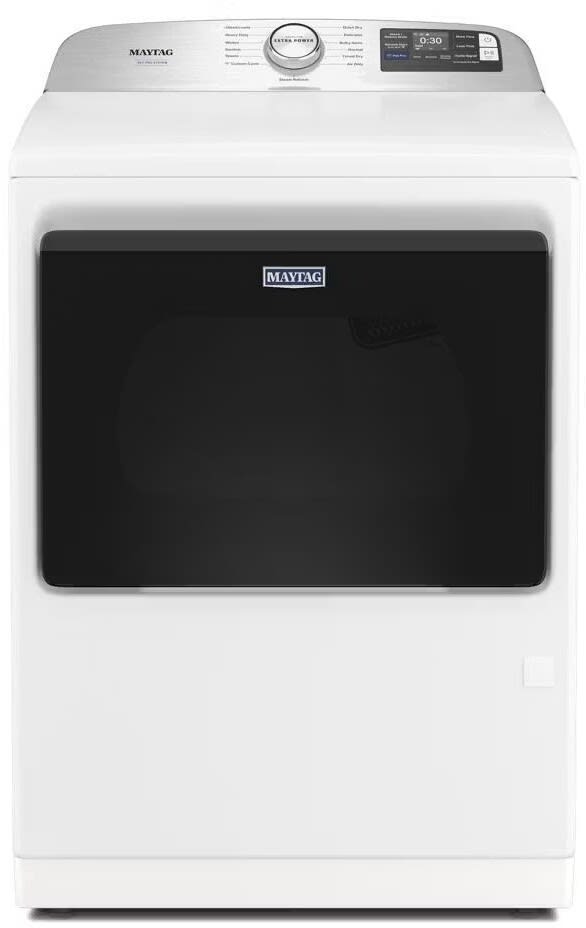 Maytag MED7230HW 27 Inch Electric Smart Dryer with 7.4 Cu. Ft. Capacity ...