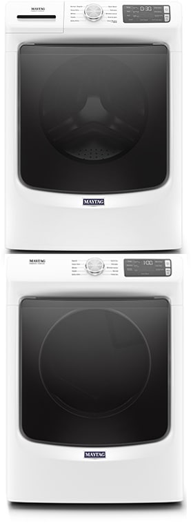 Maytag MED6630HW 27 Inch Electric Dryer with 7.3 Cu. Ft. Capacity ...