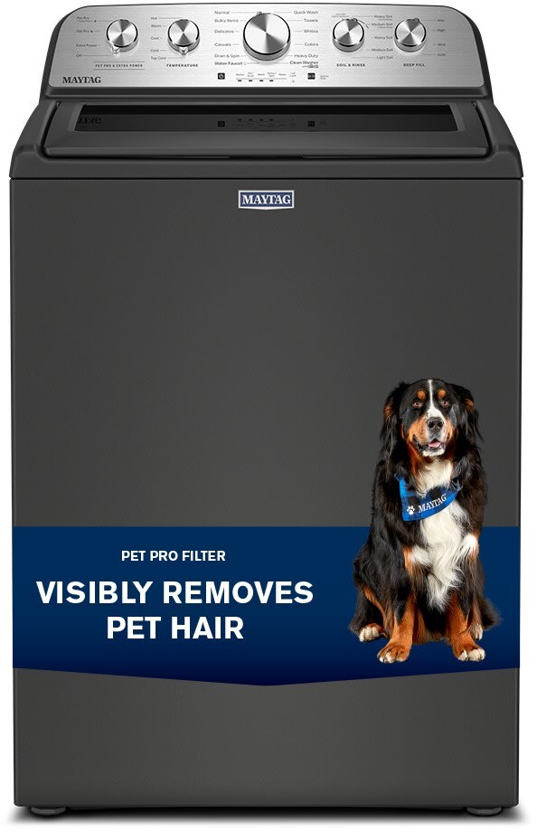 Maytag MGD6500MBK 29 Inch Gas Pet Pro Dryer with 7.0 Cu. Ft. Capacity ...