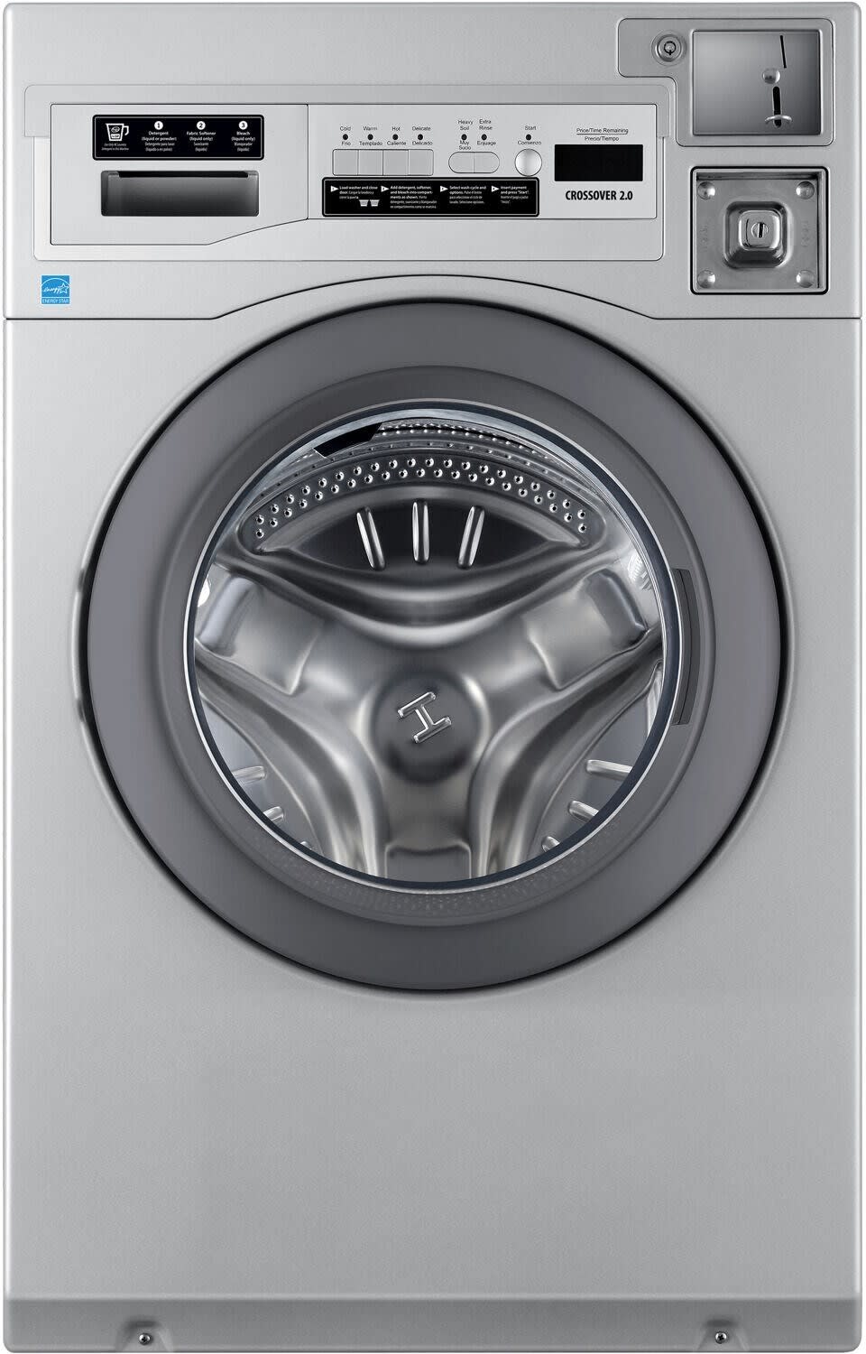 Crossover DLHF0817EC2 27 Inch Front Load Commercial Electric Dryer with ...
