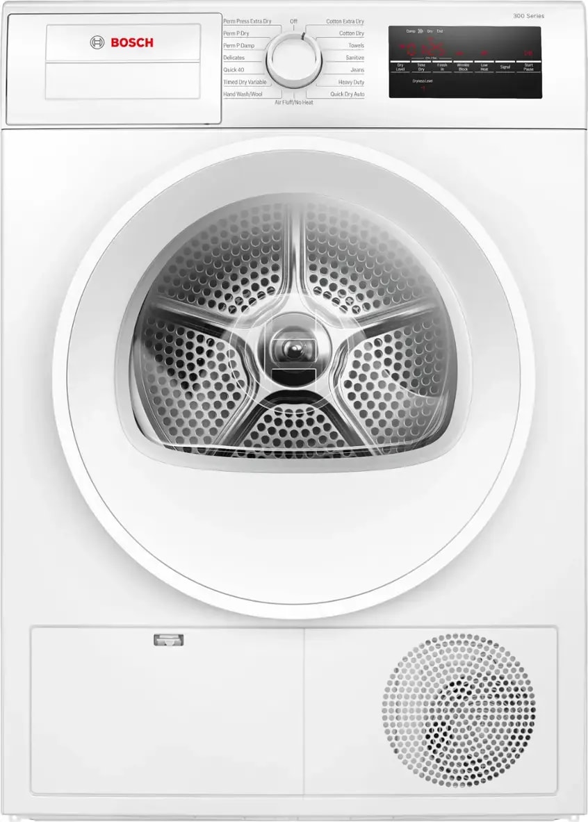 Bosch WGA12400UC 24 Inch Front Load Washer with 2.2 cu. ft. Capacity, Speed Perfect, 15 Wash ...