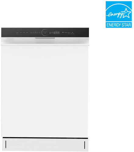 Element ENR10TFGBW 24 Inch Freestanding Top-Freezer Refrigerator with ...