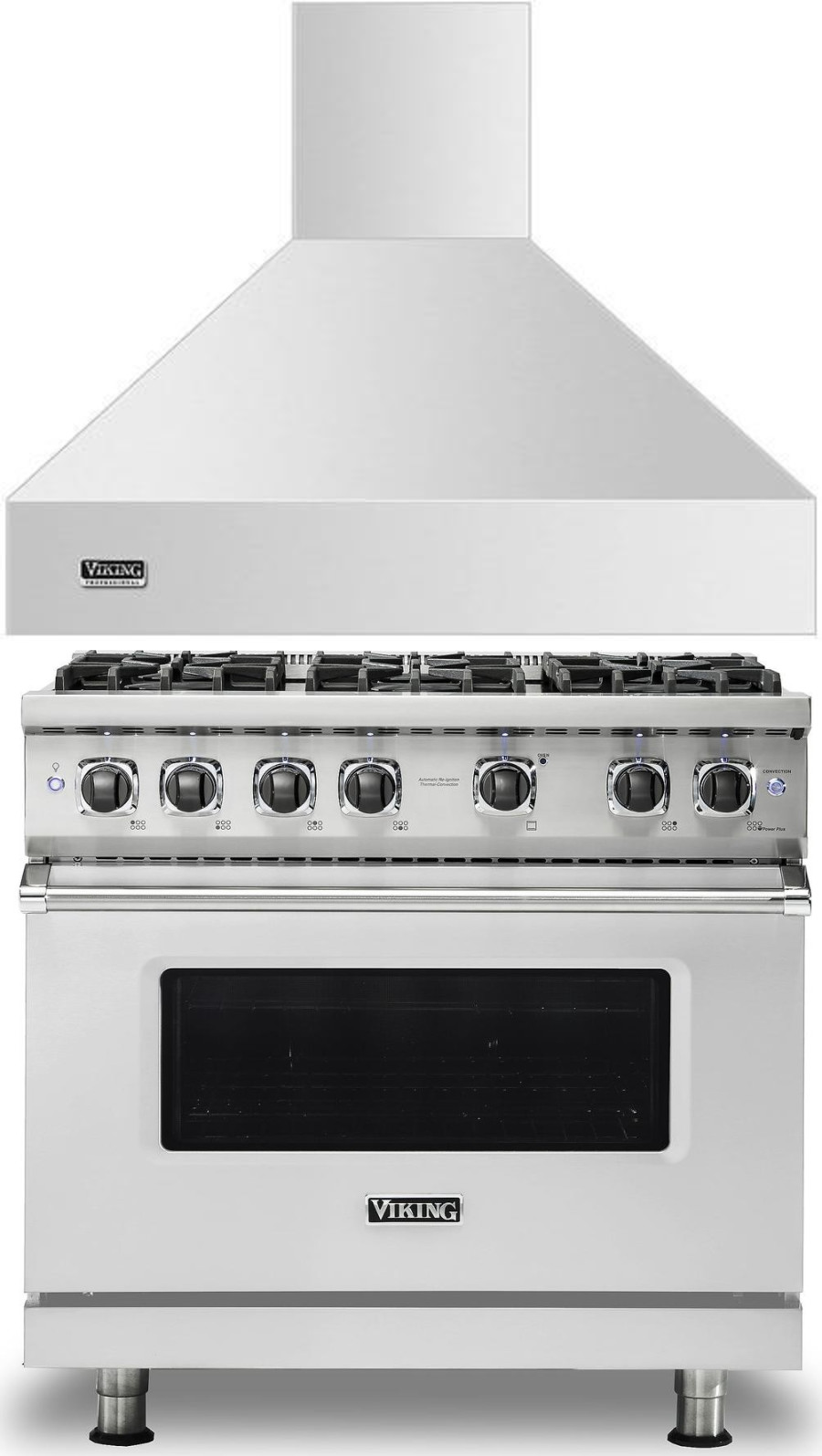 Viking VIRARH109 2 Piece Kitchen Appliances Package with Gas Range in ...