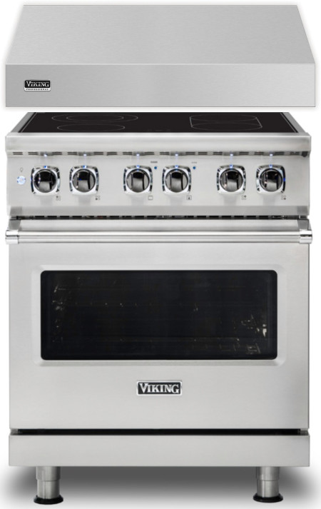 Viking VIRARH233 2 Piece Kitchen Appliances Package with Electric Range ...