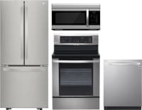 LG LMV1683ST 1.6 cu. ft. Over-the-Range Microwave Oven with Auto ...