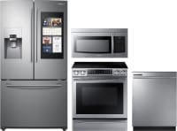 Samsung RF265BEAESR 36 Inch French Door Refrigerator with Family Hub ...