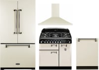AGA AMCHD36IVY Wall Mount Canopy Chimney Range Hood with 600 CFM Blower ...